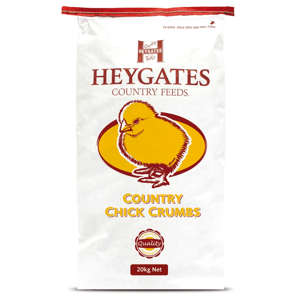 Heygates Country Chick Crumbs 20kg - Willow Park Seeds